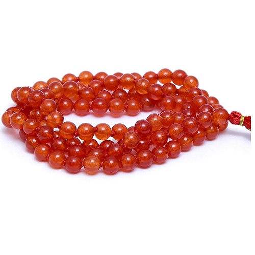 Buy CORAL(MOONGA)Stone Mala Natural Mala Asrological & Certified Gems ...