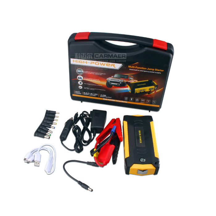 Buy Auto Addict Battery Jumper 69800mAh LED Flash Dual USB Car Jump ...