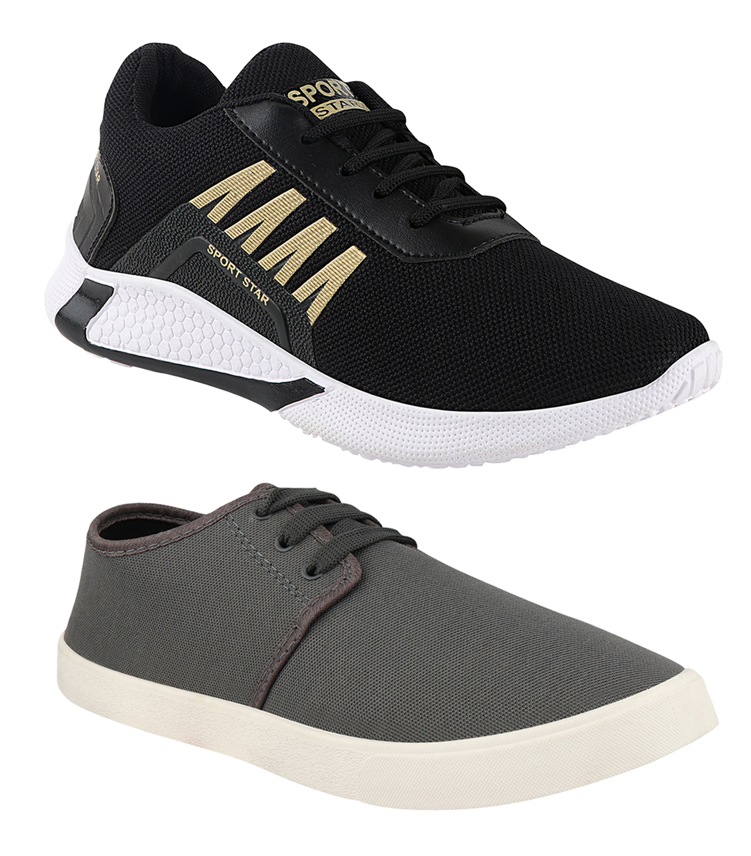 Buy Chevit Perfect Combo Pack of 02 Pairs Outdoors Casuals Shoes for ...