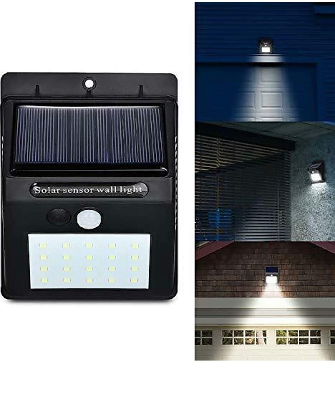 Buy Plastic Solar Lights For Outdoor Home Garden 20 LED Waterproof ...
