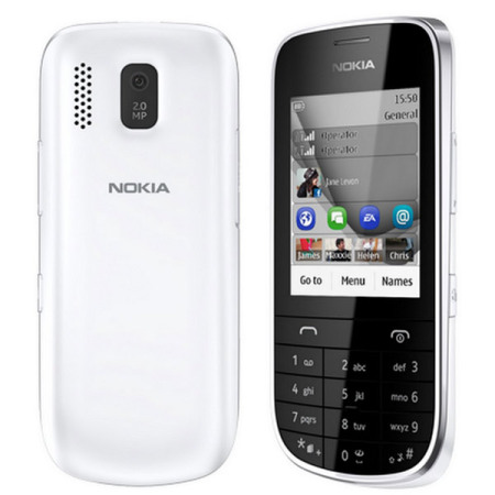 Buy Nokia Asha 202 White keypad mobile Online @ ₹2231 from ShopClues