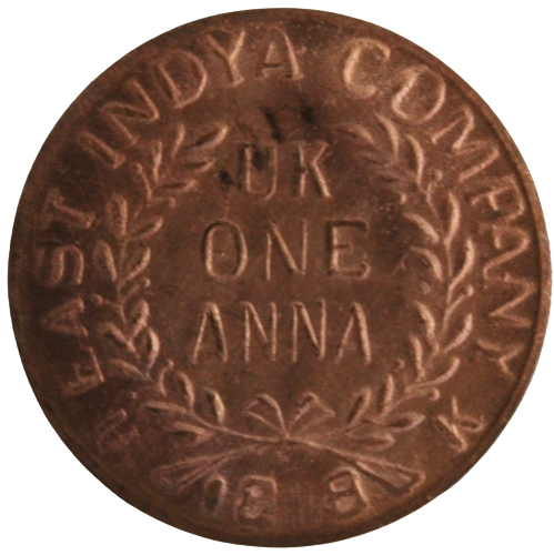 Buy 1 Anna 1818 East India Company Om Kuberrai Namo Pack of 1 Extremely ...