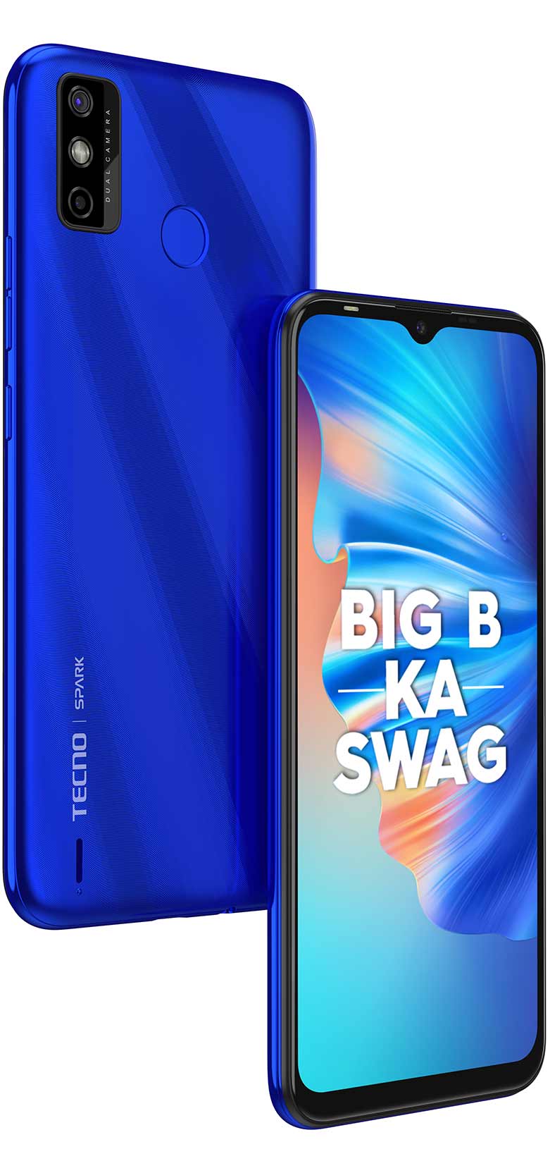 Buy Tecno Spark 6 Go (Aqua Blue, 64GB) (4GB Ram) Online @ ₹9999 from ...