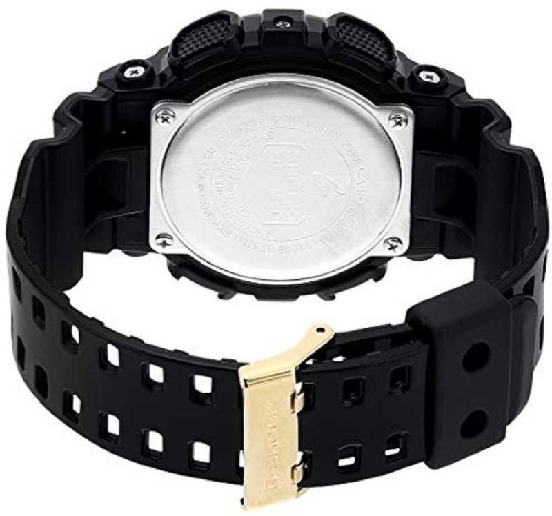 Buy G shock Analog-Digital Multi-Color Black Gold Round Dial Resin ...