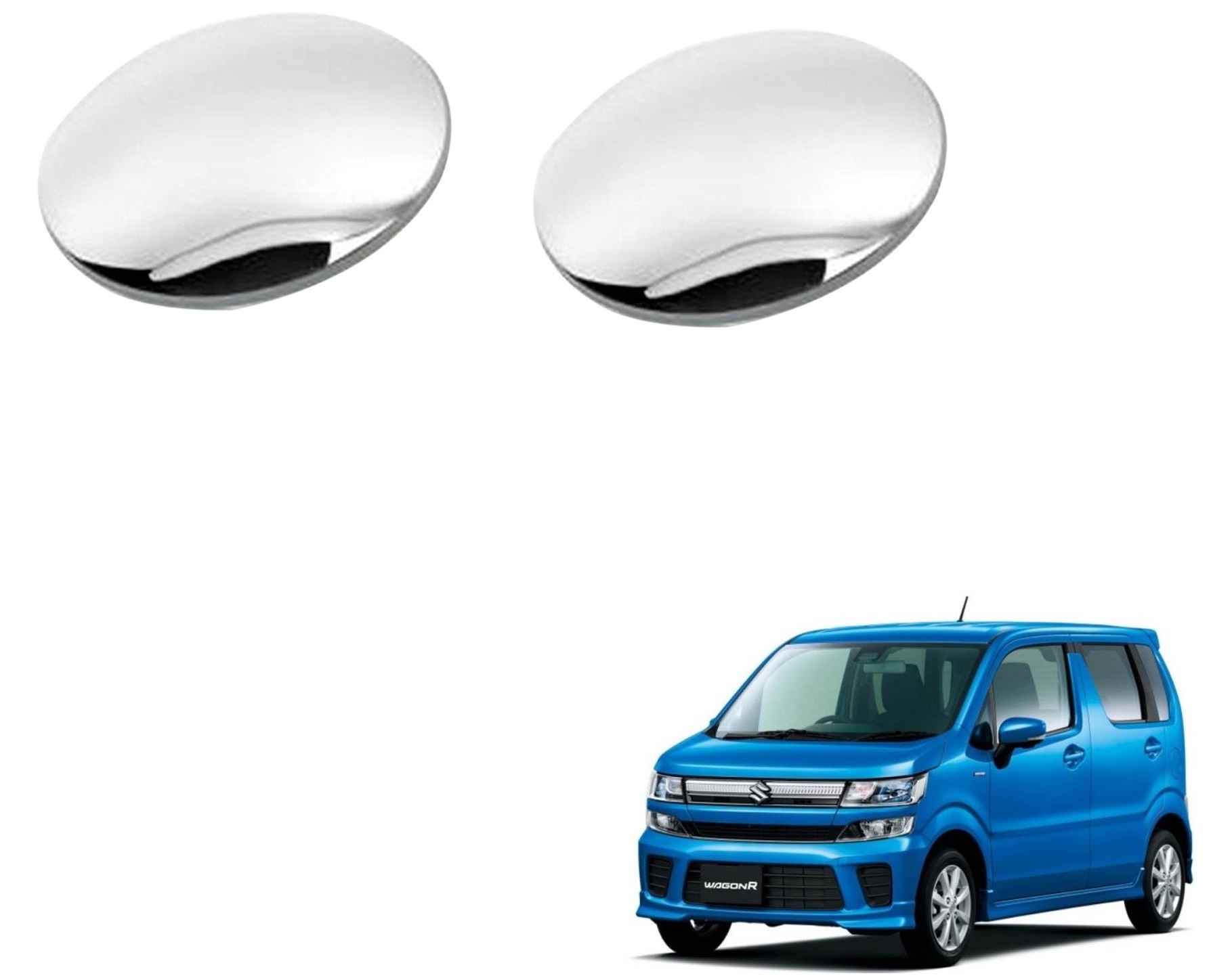 Buy Auto Addict Car Blind Spot Mirror round convex rear view mirror For ...