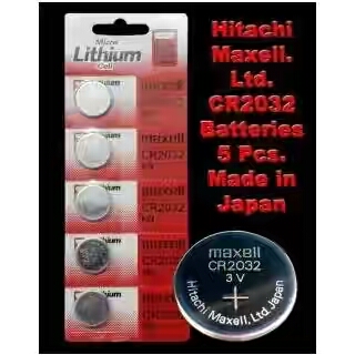 Buy 5 pcs SET - MICRO LITHIUM ION CELL CR2032 3V Lithium Coin Cell ...