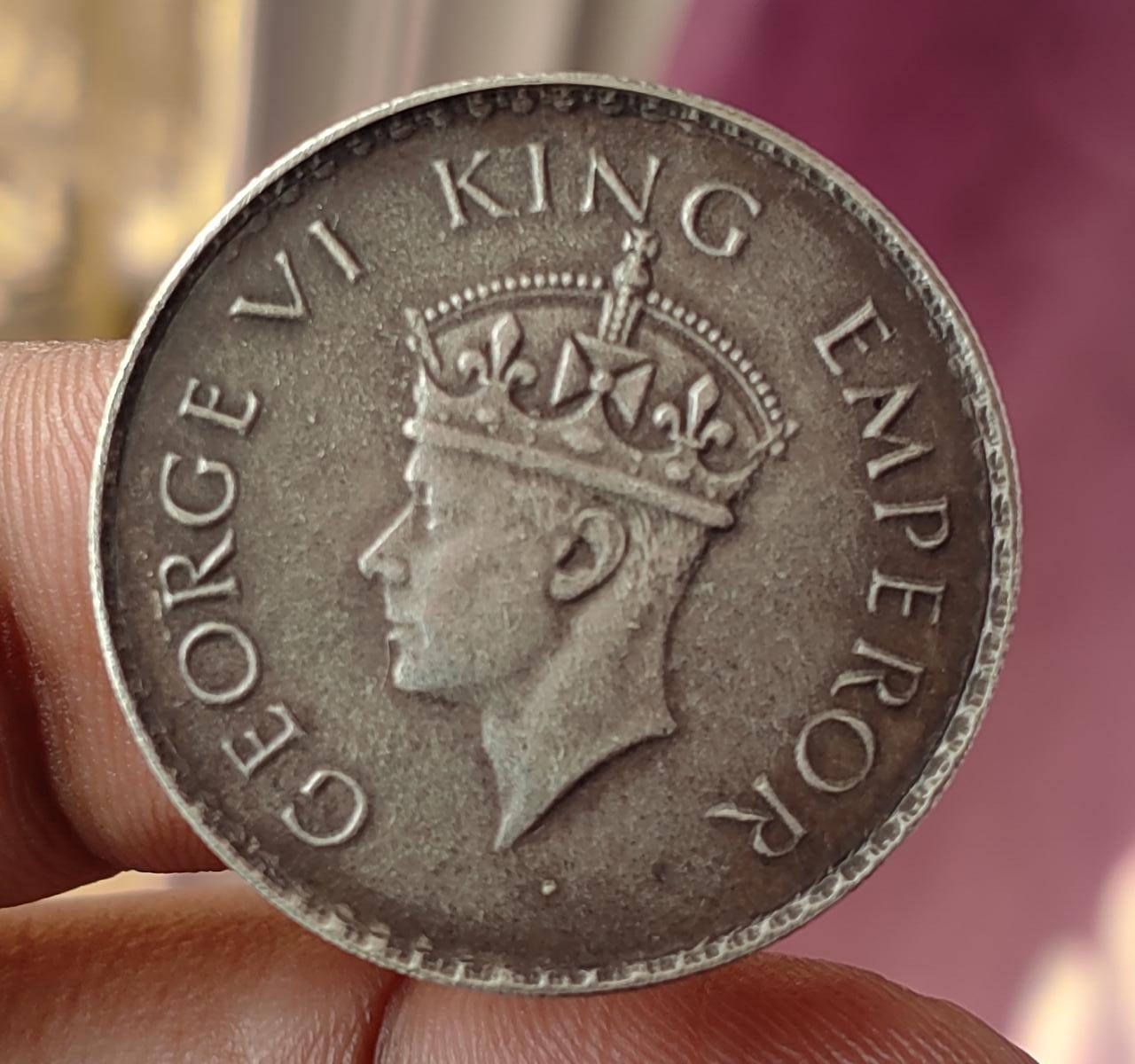 Buy 1939 ONE RUPEE 11.6 GRAMS SILVER COIN OF KING GEORGE VI VERY RARE ...