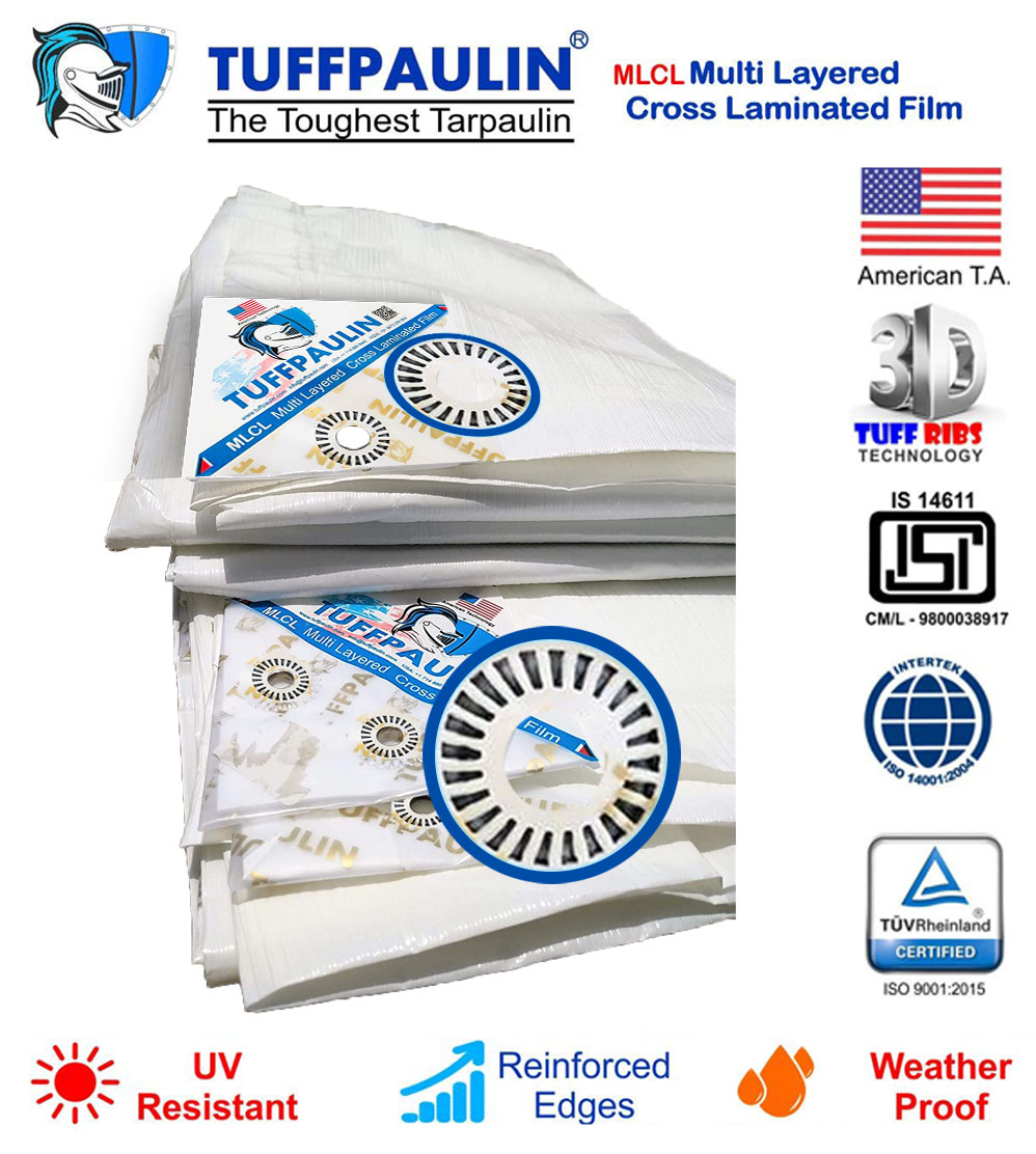 Buy TUFFPAULIN Waterproof UV Treated Virgin Extra Strong 200 Microns ...