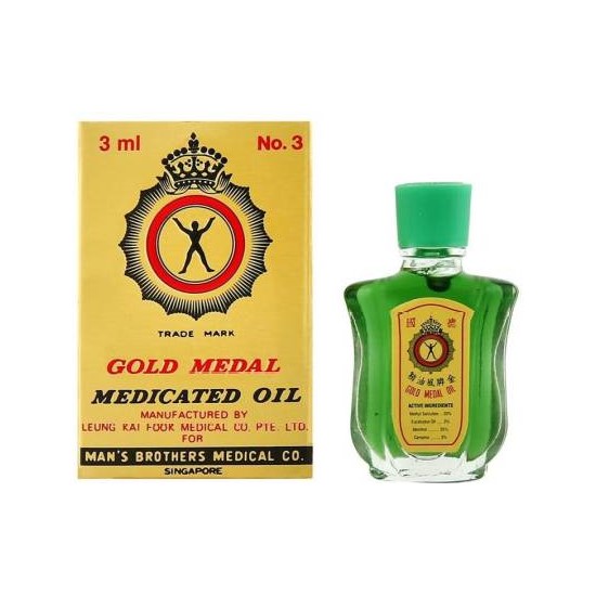Buy Gold Medal MEDICATED OIL 3ML Online - Get 37% Off