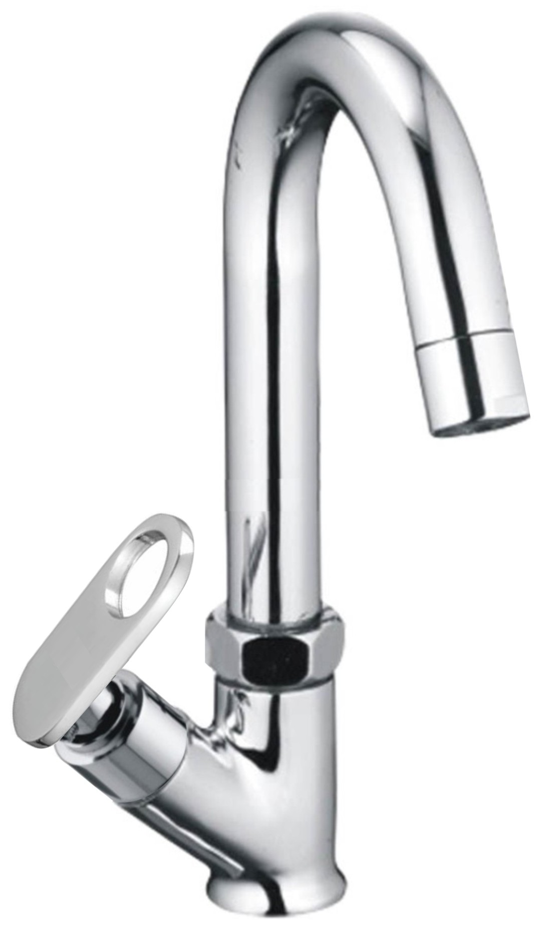 Buy Joyway Oreo Swan Neck Pillar Cock Wash Basin Tap Brass, Quarter ...