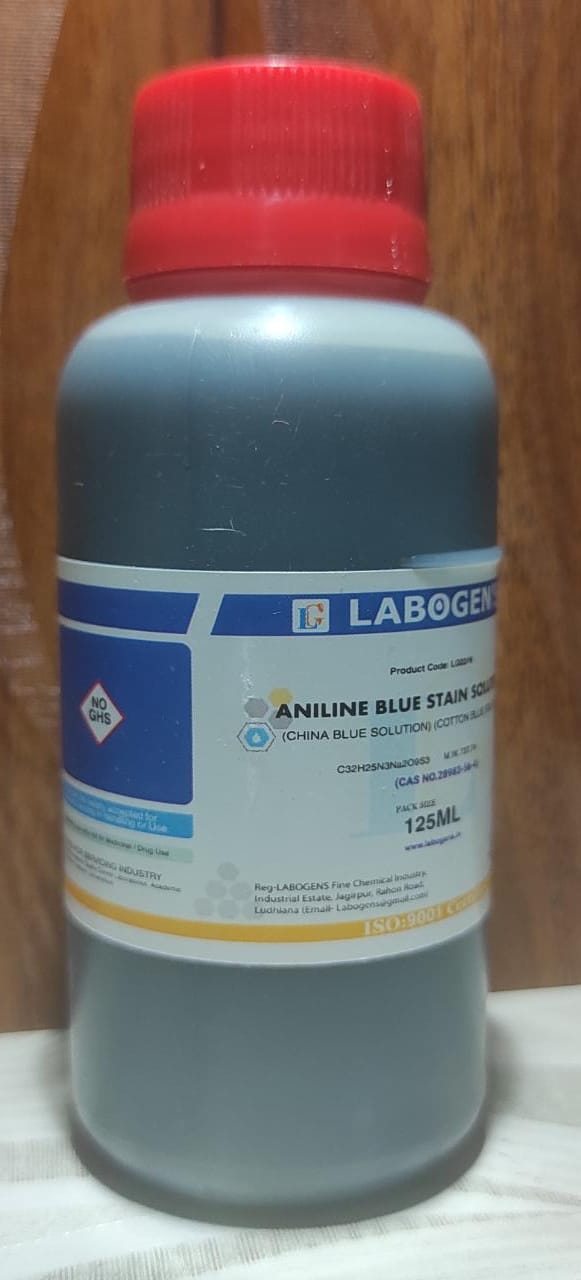 Buy LABOGENS ANILINE BLUE STAIN SOLUTION 125ML, (china blue solution) (cotton blue solution ...