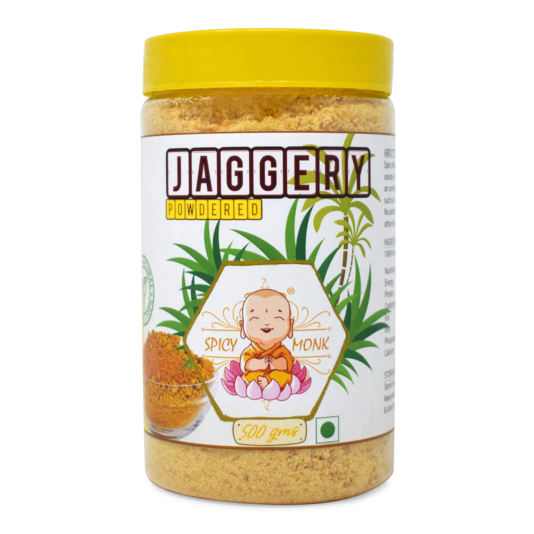 Buy Spicy Monk 100 Natural Pure Jaggery powder I Gur powder 500 gm pack ...