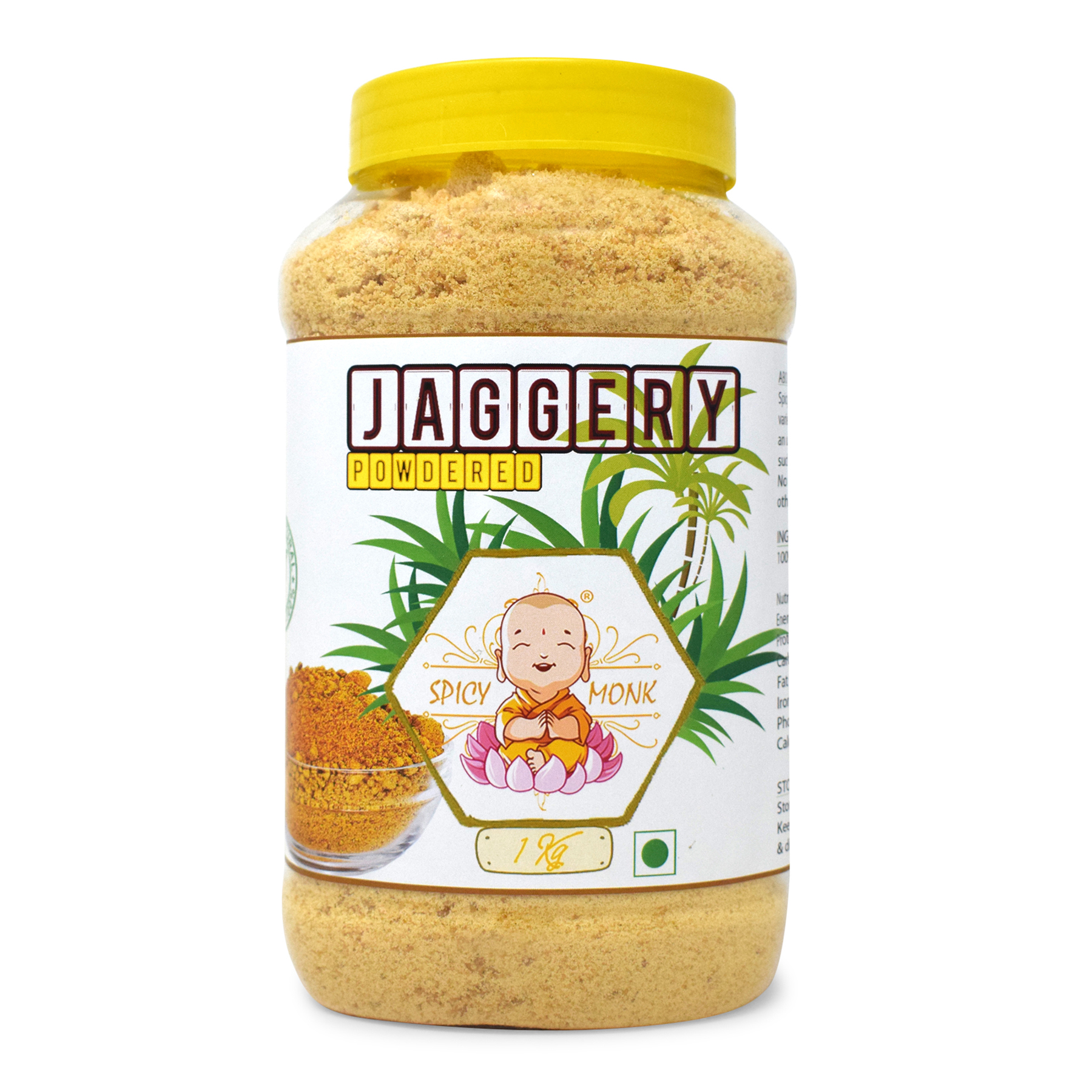 Buy Spicy Monk 100 Natural Pure Jaggery powder I Gur powder 1000 gm ...