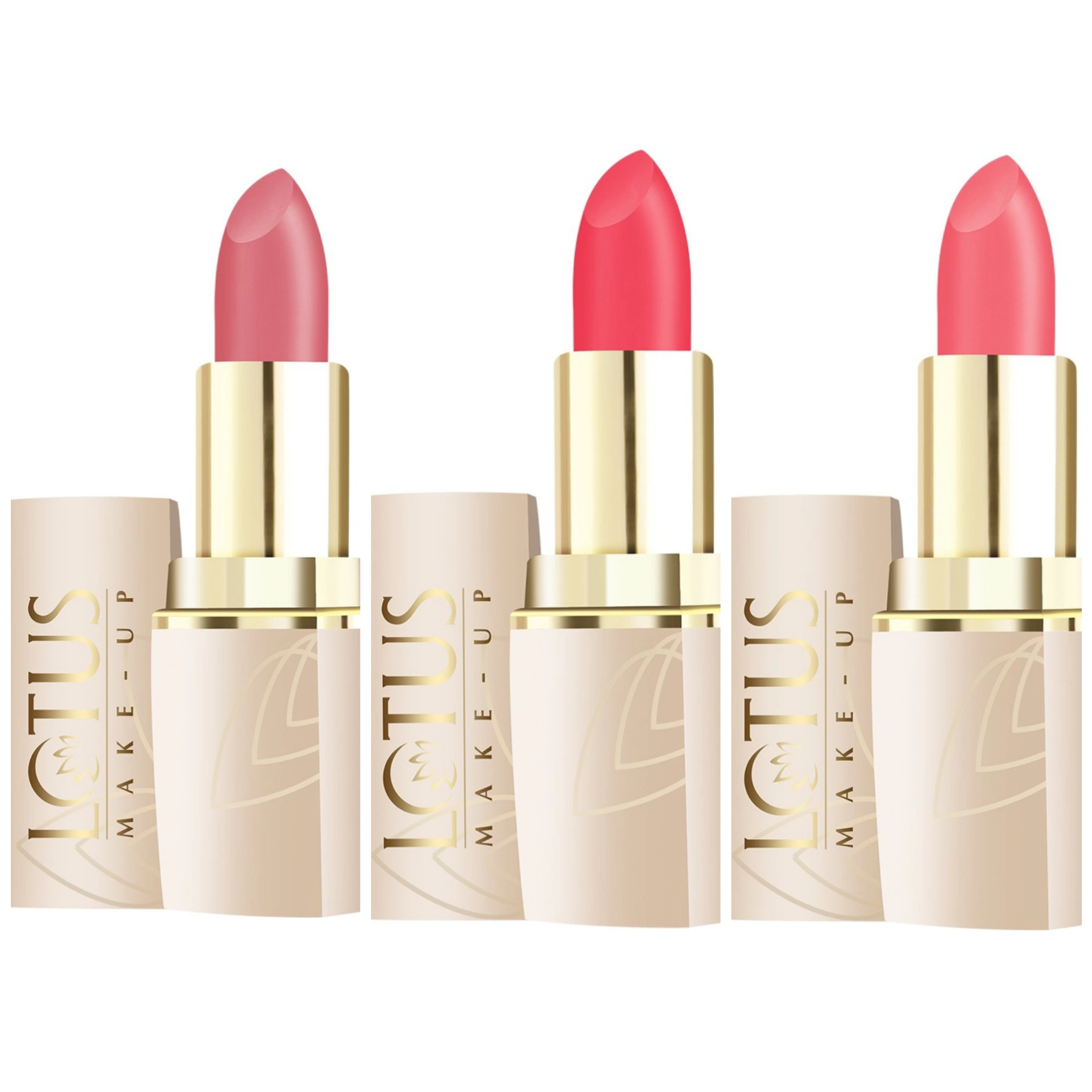Buy Lotus up Makeup Pure Matte Lip Color Mix Shades (pack of 3 ...