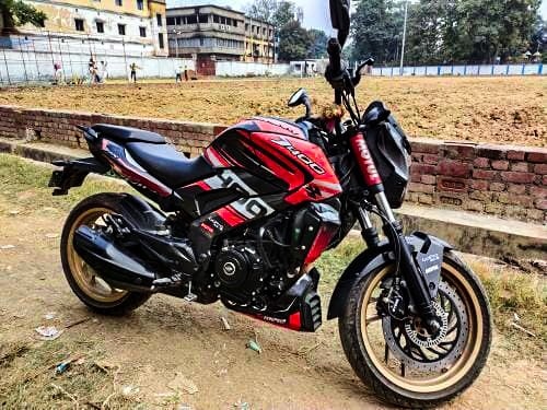 Buy Bajaj Dominar 250/400 Officils Red Design Full Body Wrap Decal ...