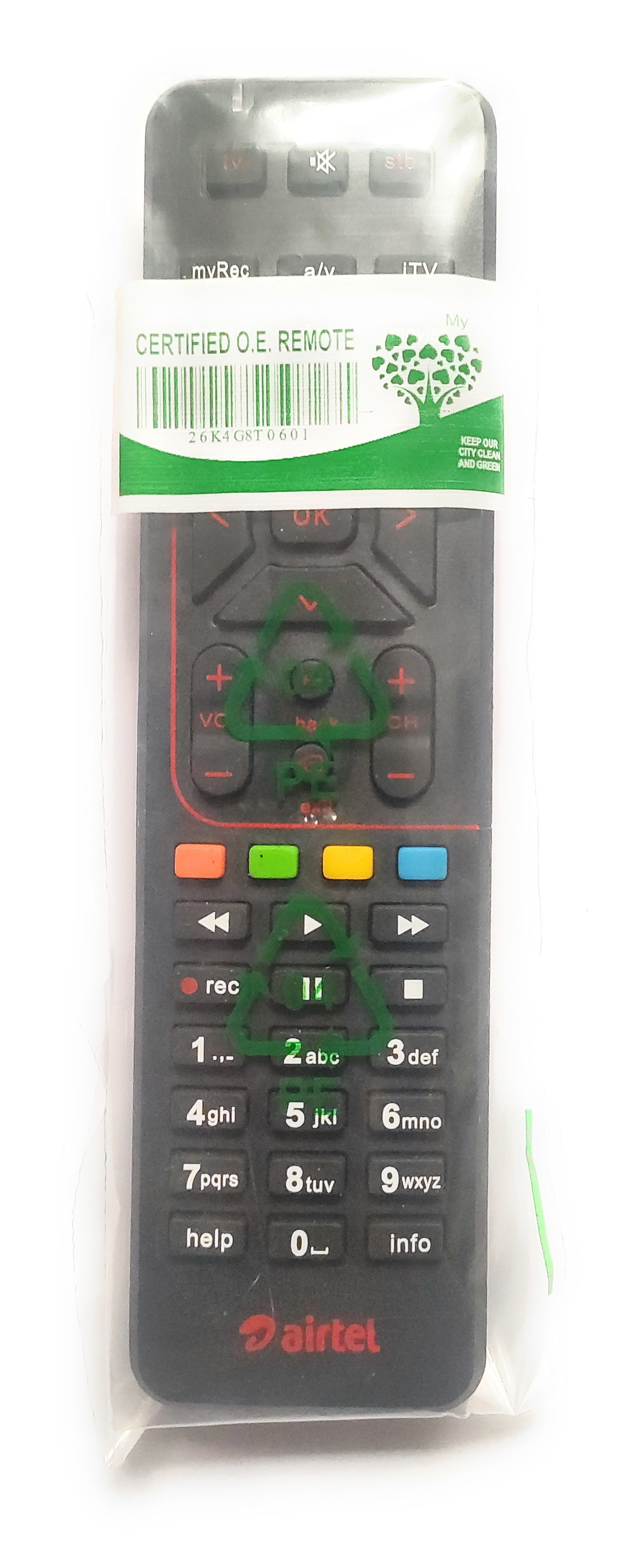Buy Airtel Digital TV HD Setup Box Compatible Remote Online - Get 68% Off