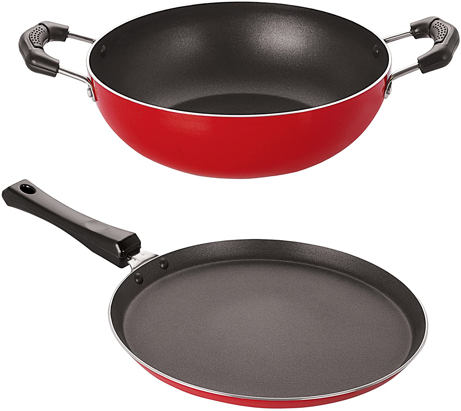 Buy Nirlon Non-stick Odor Free Tawa And Kadai Combo Set Offer Online ...
