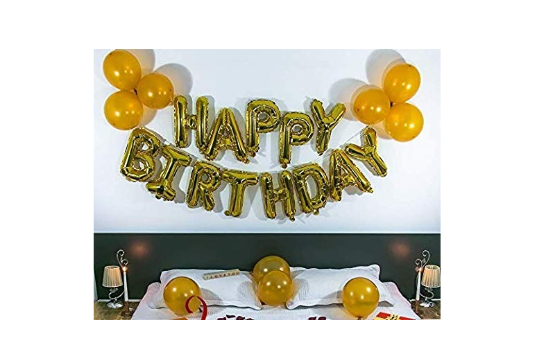 Buy Blooms Mall 21 pcs Happy Birthday combo BM/R21/880 Online @ ₹390 ...