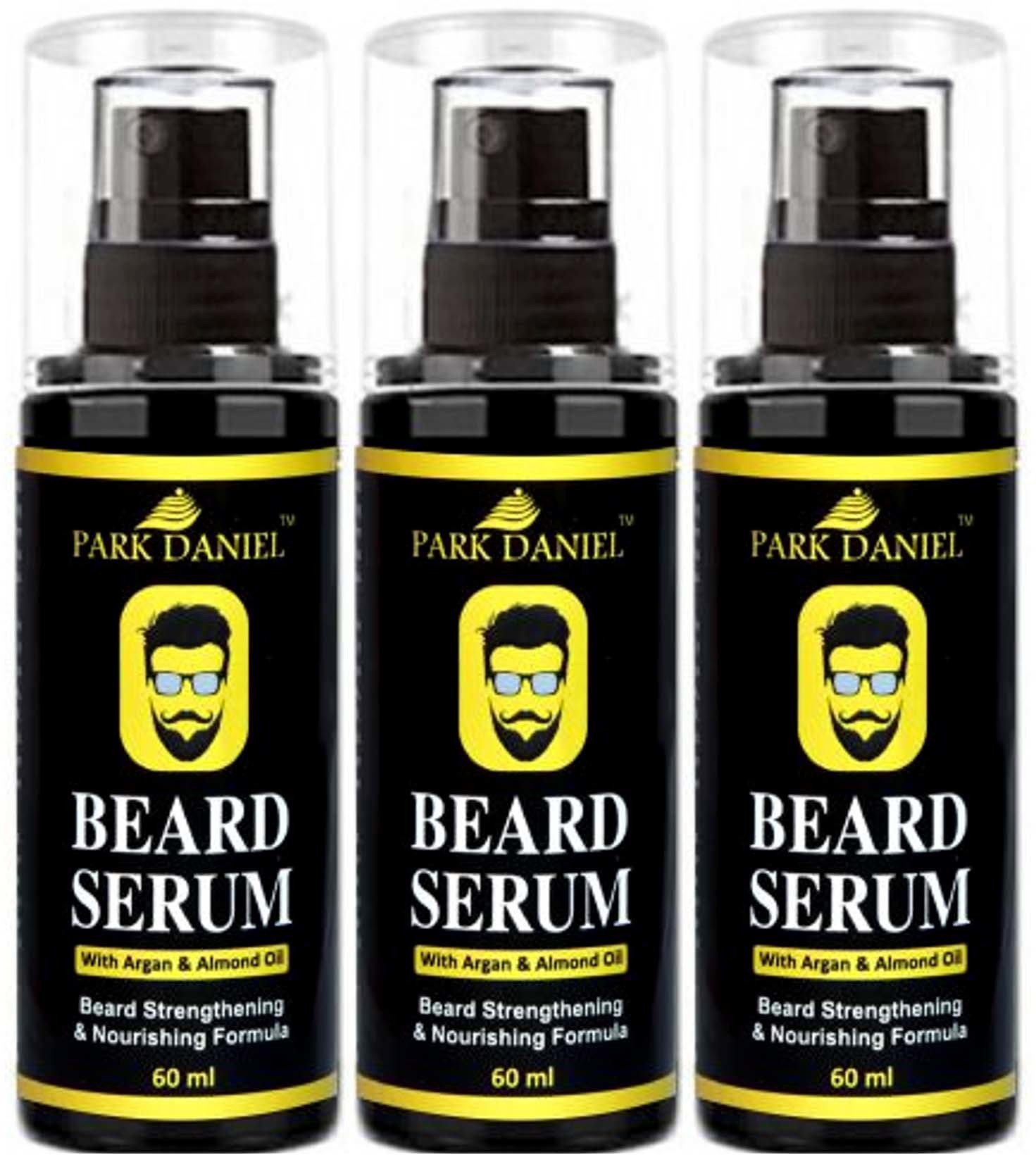 Buy Park Daniel Beard Growth Serum-3 Bottles of 60 ml Online @ ₹336 ...