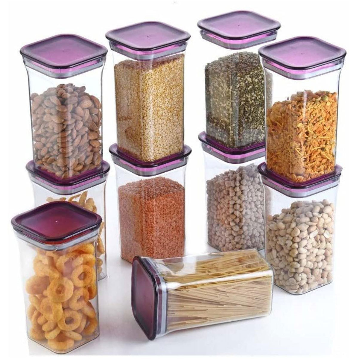 Buy Solomon Premium Quality Kit Kat Transparent Jar / Air Tight ...