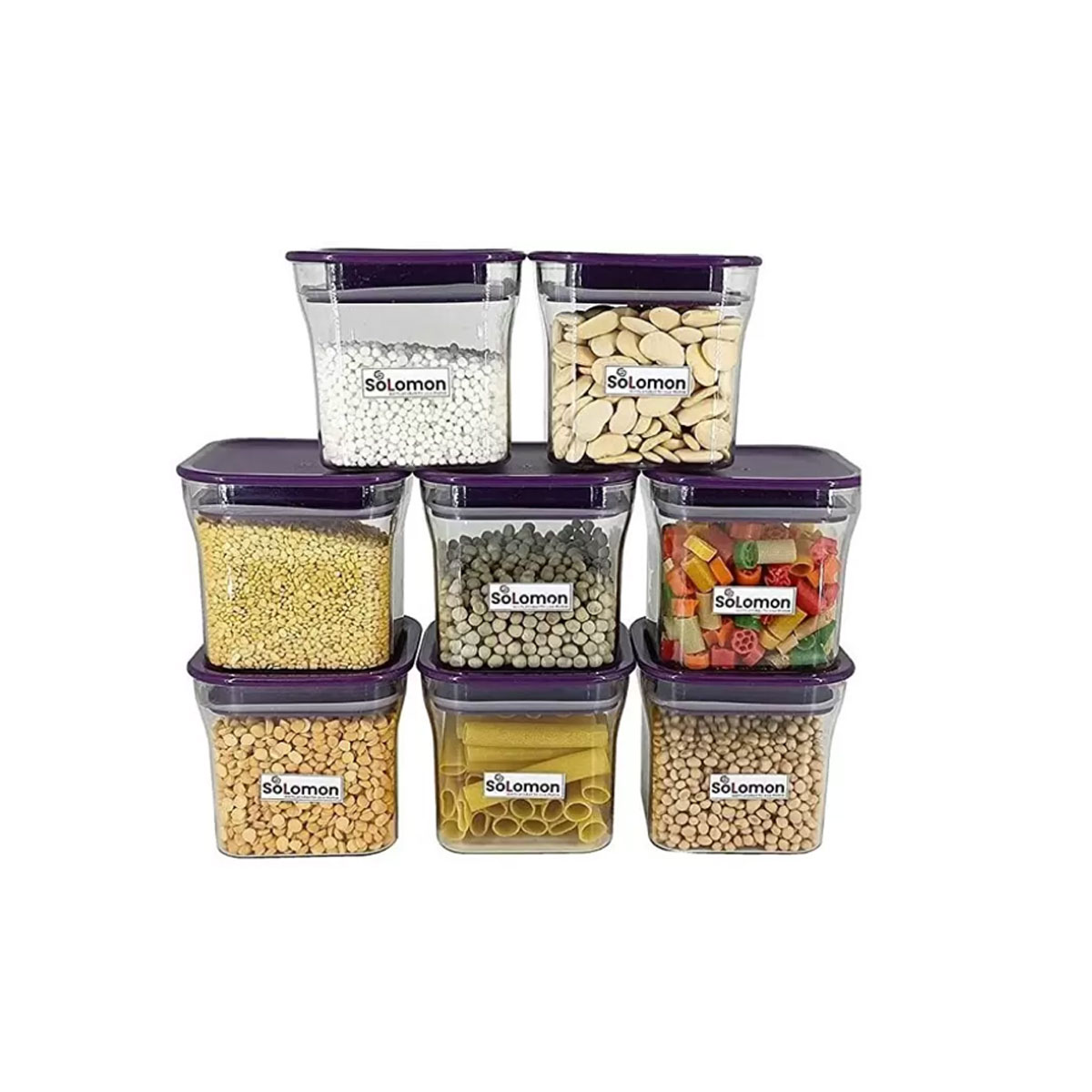 Buy Solomon Premium Quality Kit Kat Transparent Jar / Air Tight ...