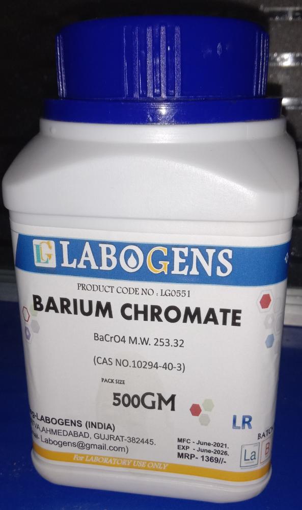 Buy LABOGENS BARIUM CHROMATE 500GM Online @ ₹1250 from ShopClues