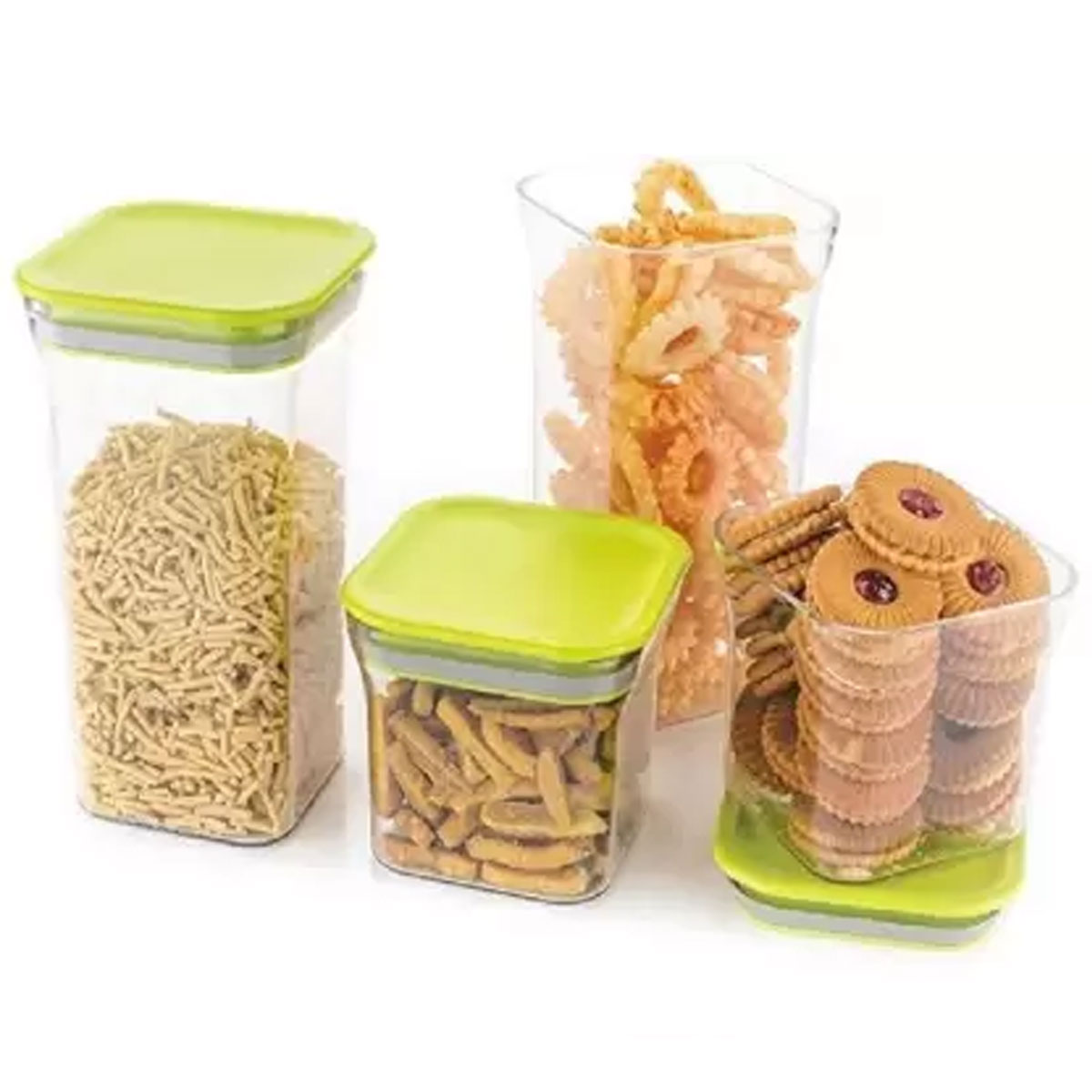 Buy Solomon Premium Quality Kit Kat Transparent Jar / Air Tight Plastic ...