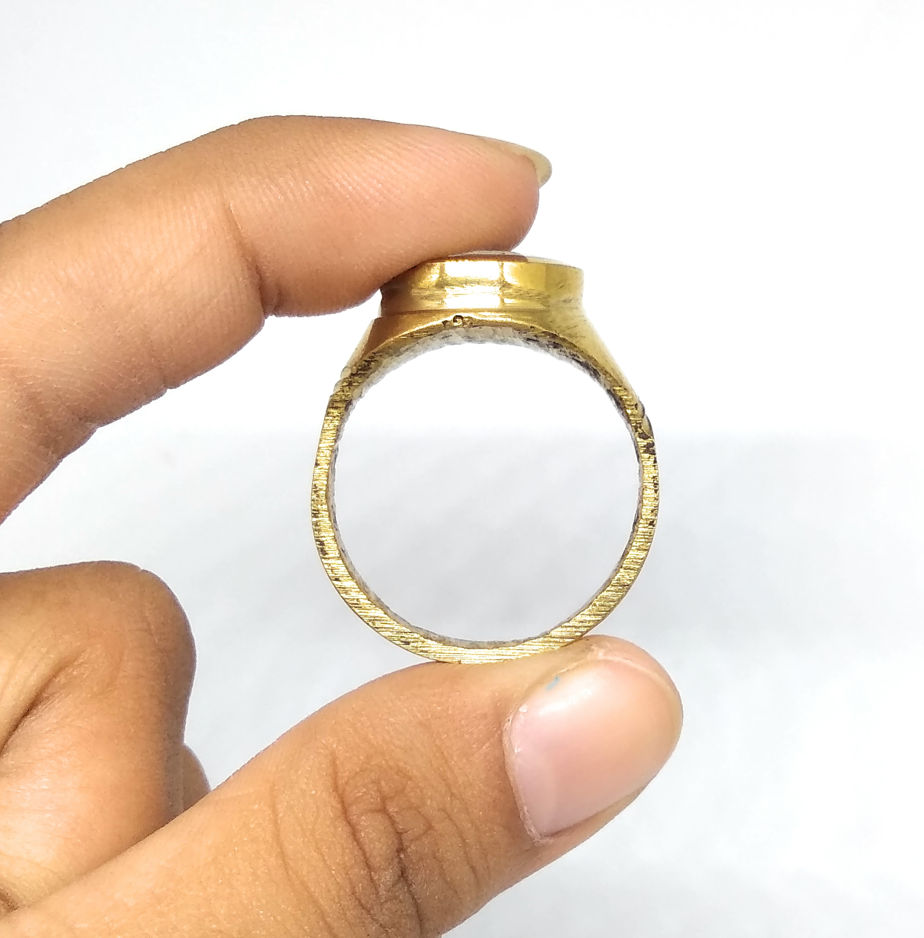 Buy Ashtadhatu Trishakti Rudraksha , Shankh Jadit Ring For Increase ...