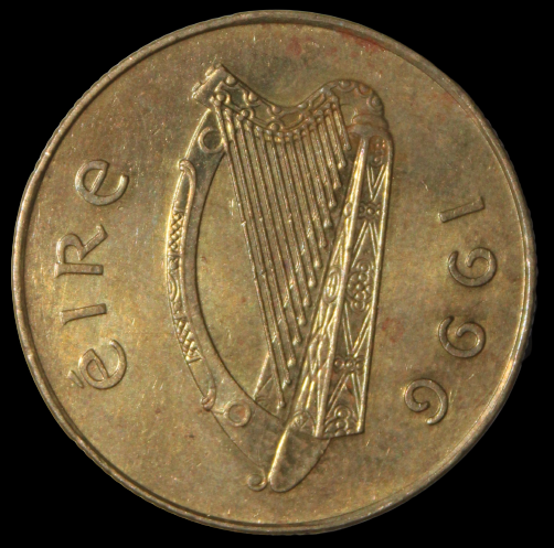 Buy 20 PENCE (1996) IRELAND GOLD PLATED PACK OF 1 EXTREMELY RARE COIN ...