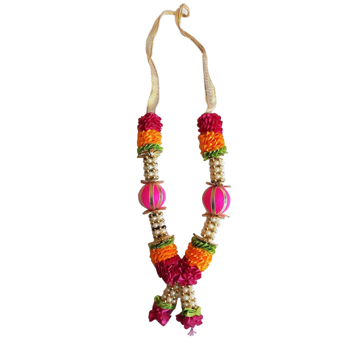 Buy Beautiful Artificial Flower Garland/Pooja Haar Mala for God Idols ...