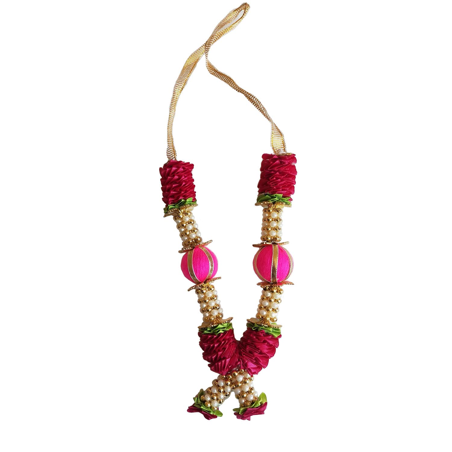 Buy Beautiful Artificial Flower Garland/Pooja Haar Mala for God Idols ...
