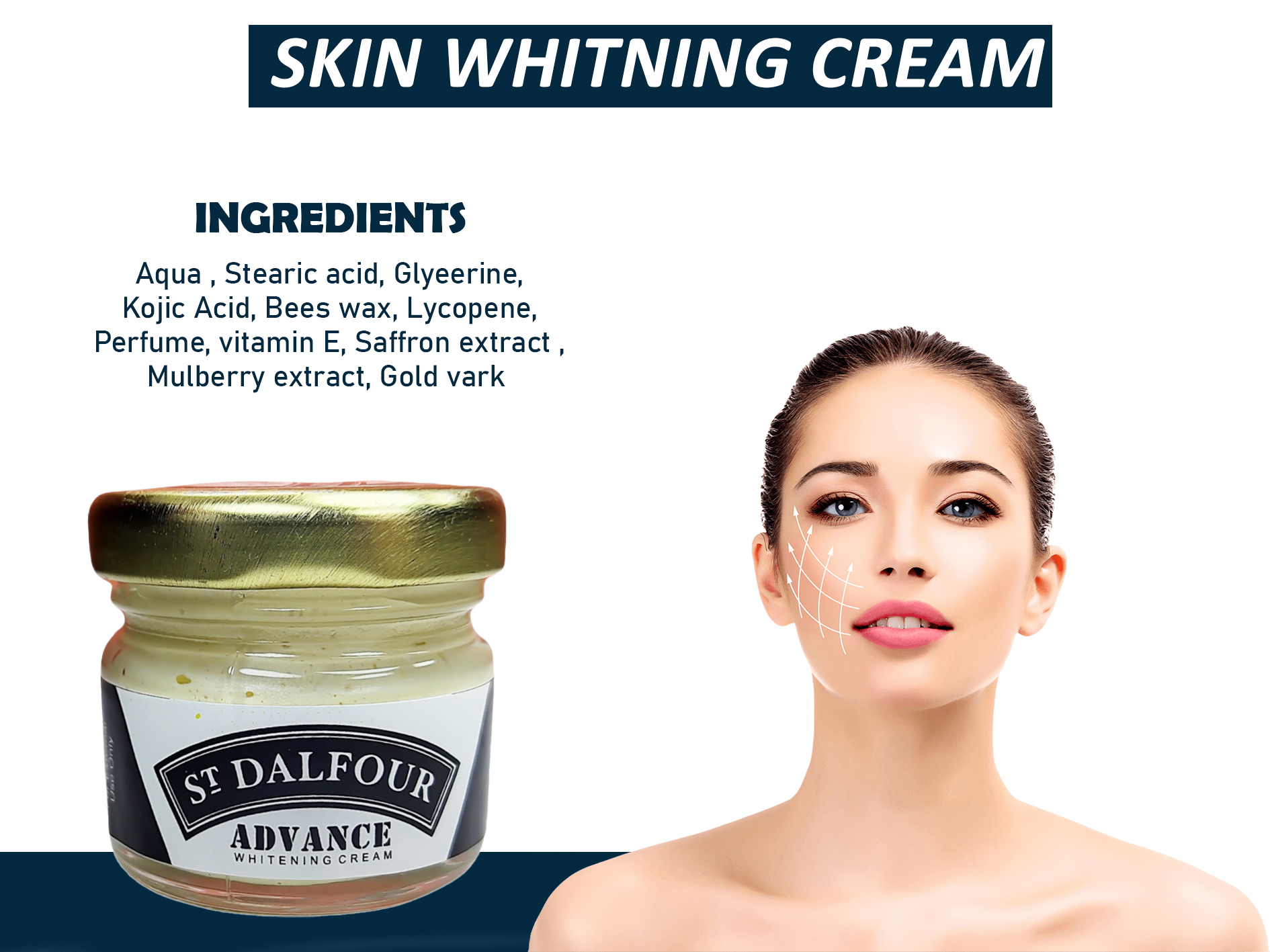 Buy St Dalfour Advance Skin Whitening Cream (See Result in 14 Days ...