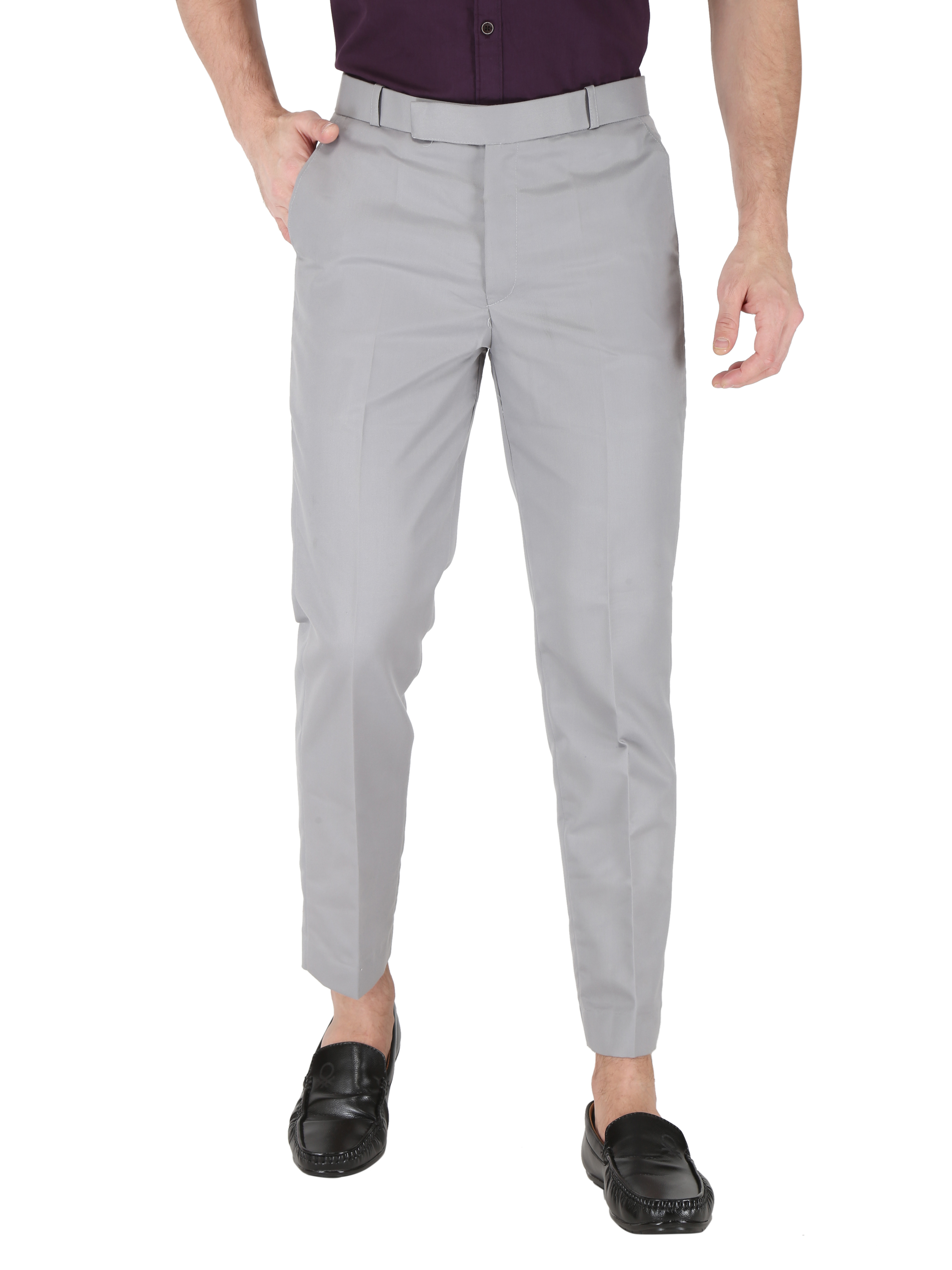 Buy K.S.BRAND MEN'S FORMAL TROUSER GREY COLOR Online @ ₹469 from ShopClues
