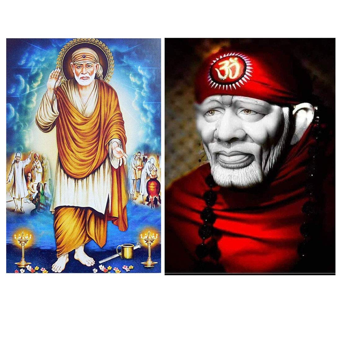 Buy Shirdi Sai Baba Wall Vinyle Poster Sai Baba Wall Sticker For ...