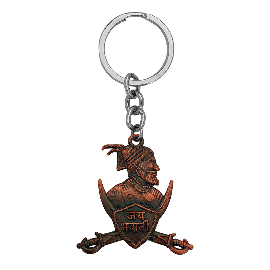 Buy M Men Style Double Sided Chatrapati Shivaji Maharaj Statue Jay ...