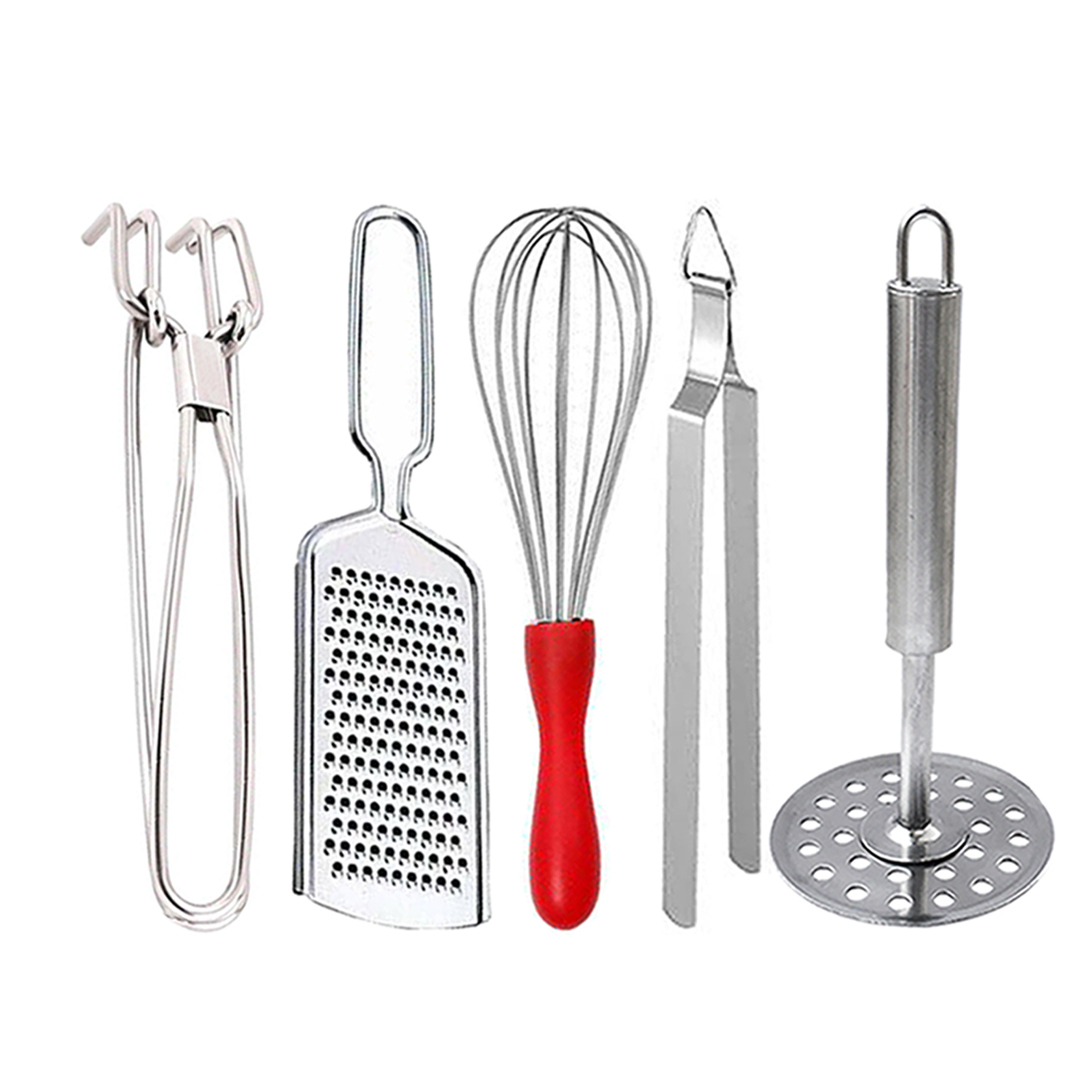 Buy Oc9 Stainless Steel Utility Pakkad and Wire Grater and Egg Whisk ...