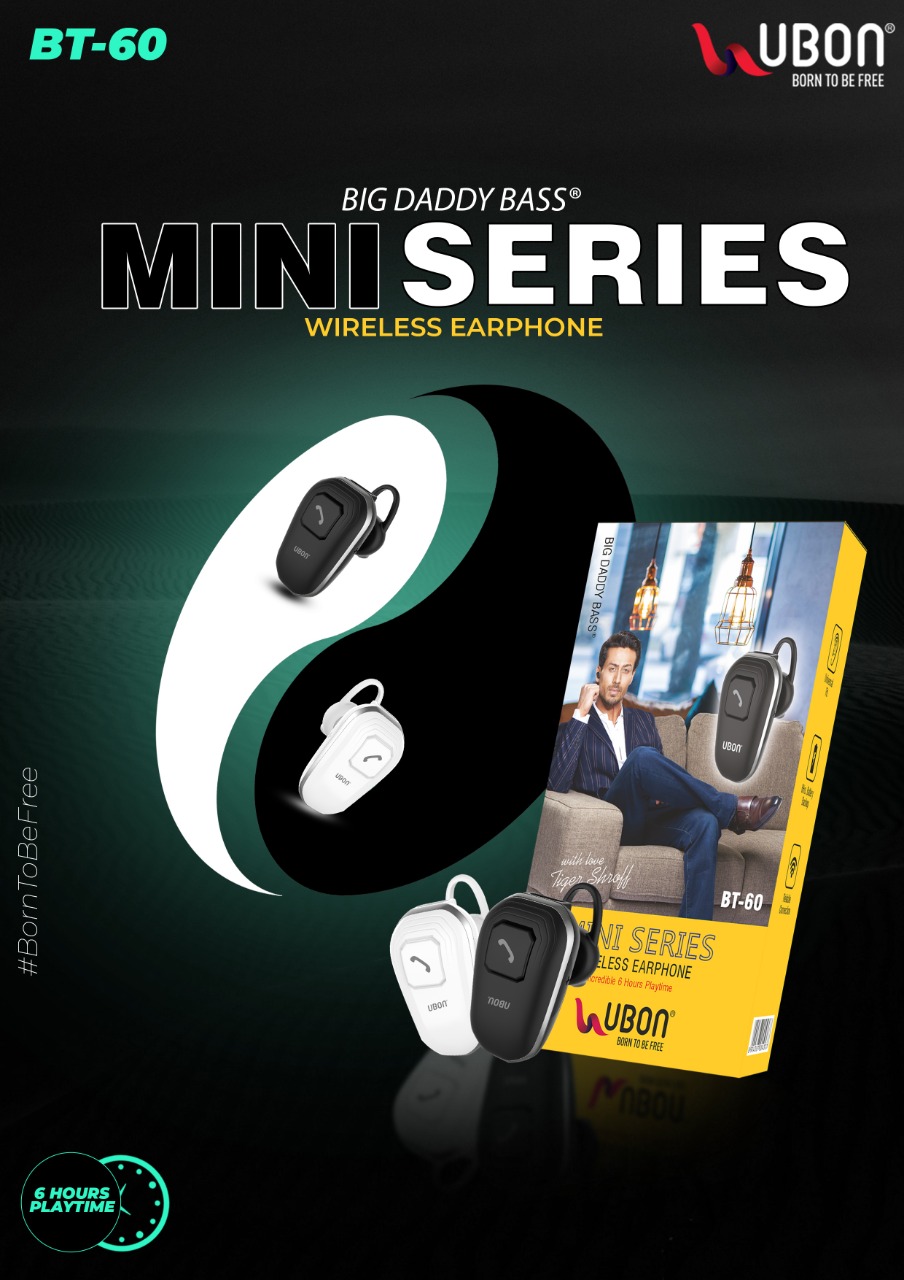 Buy Ubon BT-60 Single Ear Bluetooth I Built-in 6hrs Battery Backup Bluetooth Headset Online ...
