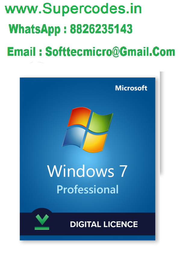 Buy Windows 7 Pro- Genuine key- Whatsapp(8826235143) Online @ ₹699 from ...