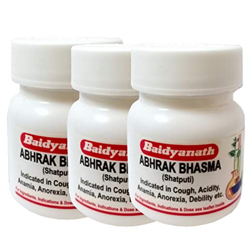 Buy Baidyanath Abhrak Bhasma (Shatputi) I Ayurvedic Cough & Cold I ...