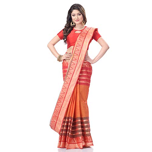 Buy Db Desh Bidesh Women`S Traditional Bengal Tant 3D Temple Design ...