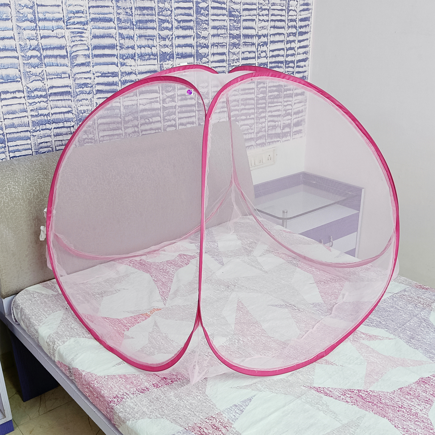 Buy Foldable Baby Mosquito Net /Machhardani High Durability Pink Color ...
