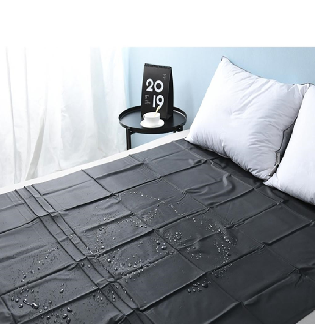 Buy VGS FASHION Waterproof King Size Double Bed Bedsheet PVC Mattress ...