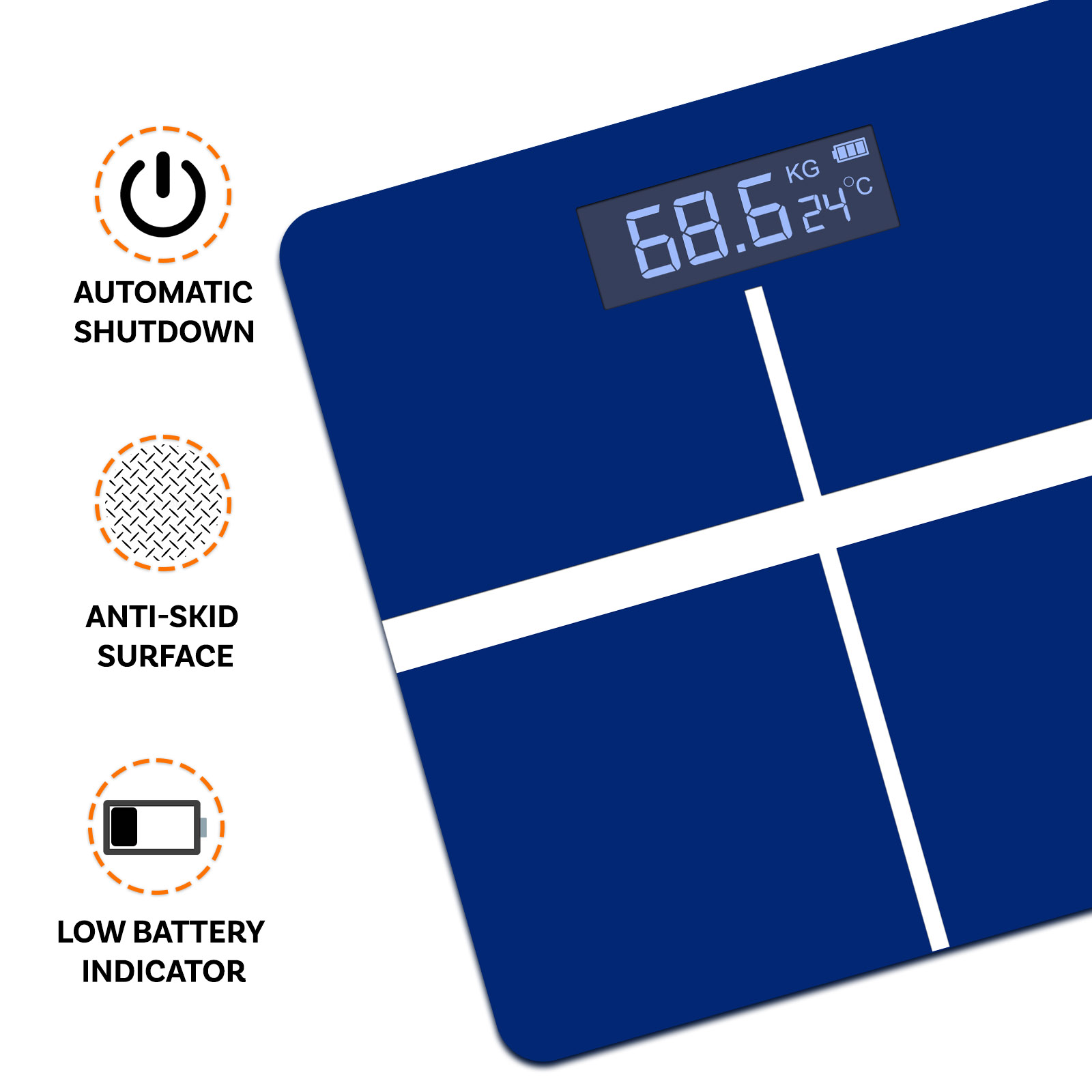 Buy Beatxp Blue Plus Digital Bathroom Weighing Scale With Lcd Panel