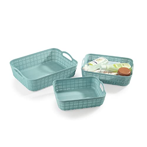 Buy Selvel Multipurpose Storage Tray Set of 3, Stationary Office Tray ...