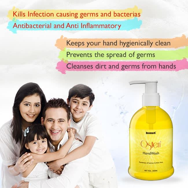 Buy Osten Hand Wash Kills Infection causing germs and bacterias, Anti ...