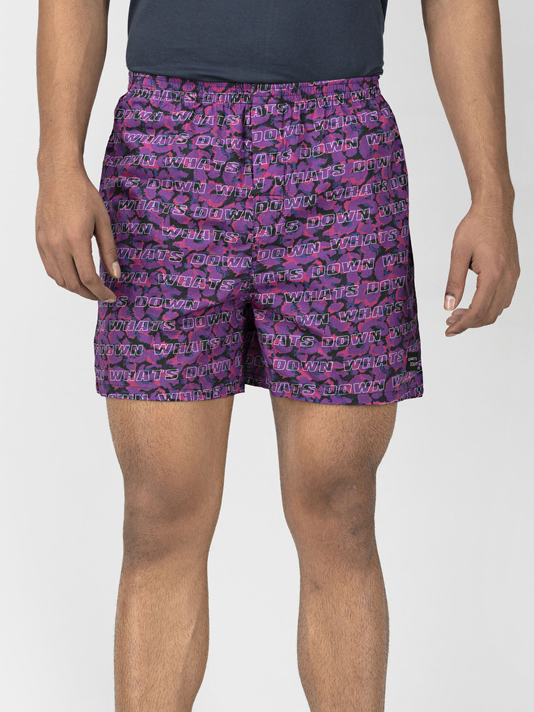 Buy Whats Down Purple Camo Boxers for Men Online @ ₹699 from ShopClues