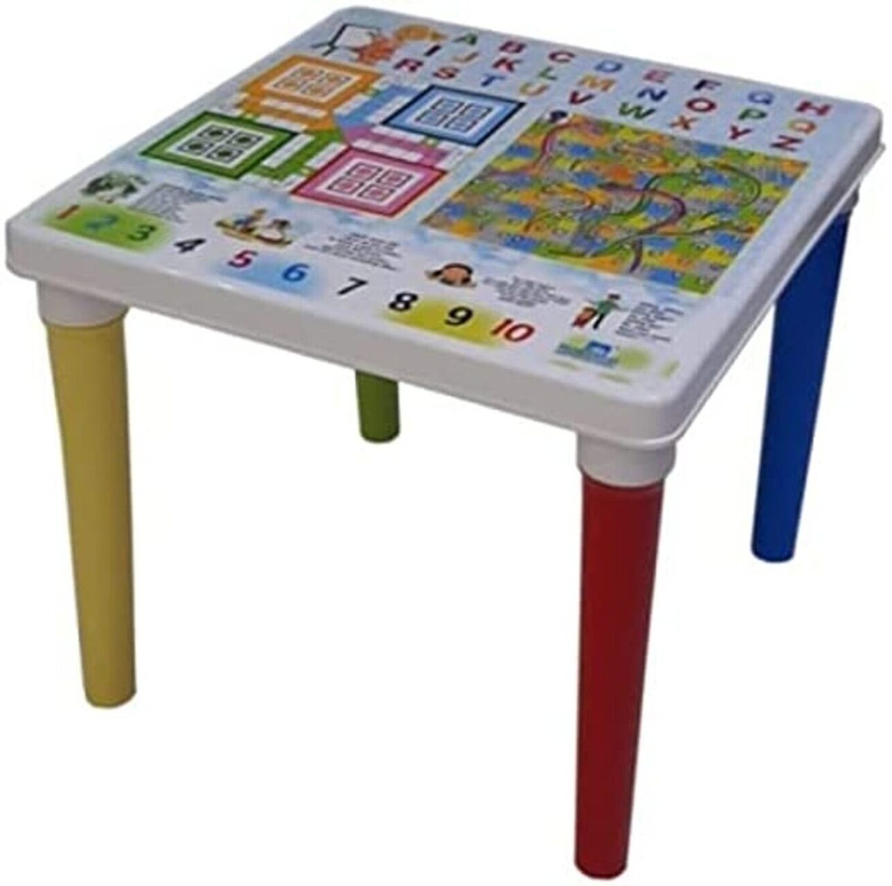 Buy Nilkamal Genius Ludo Study Table for Kids Learning and Fun Games ...