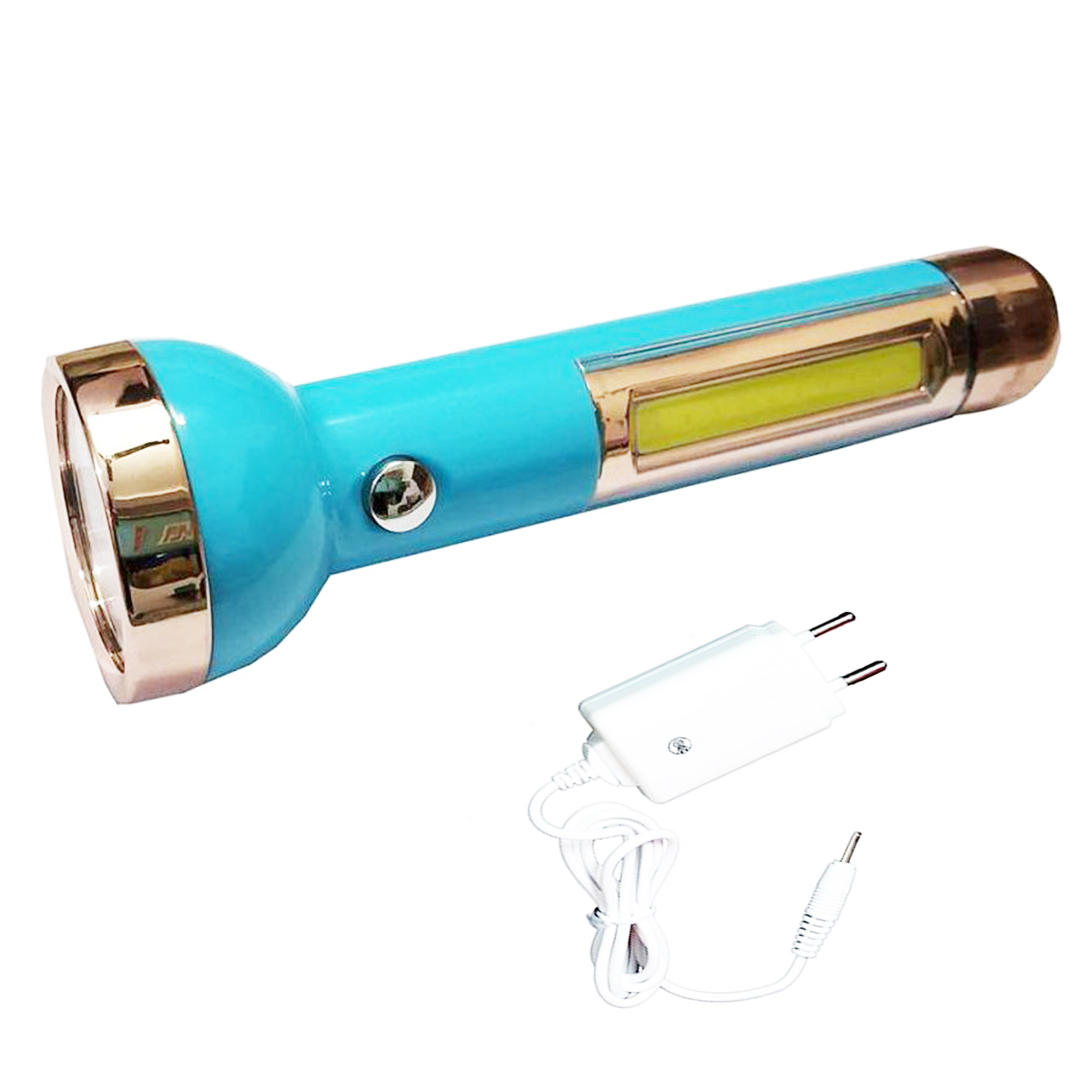 Buy Infronics ITC-TL-JY-1703-WHT 2W Plastic Rechargeable LED Torch ...
