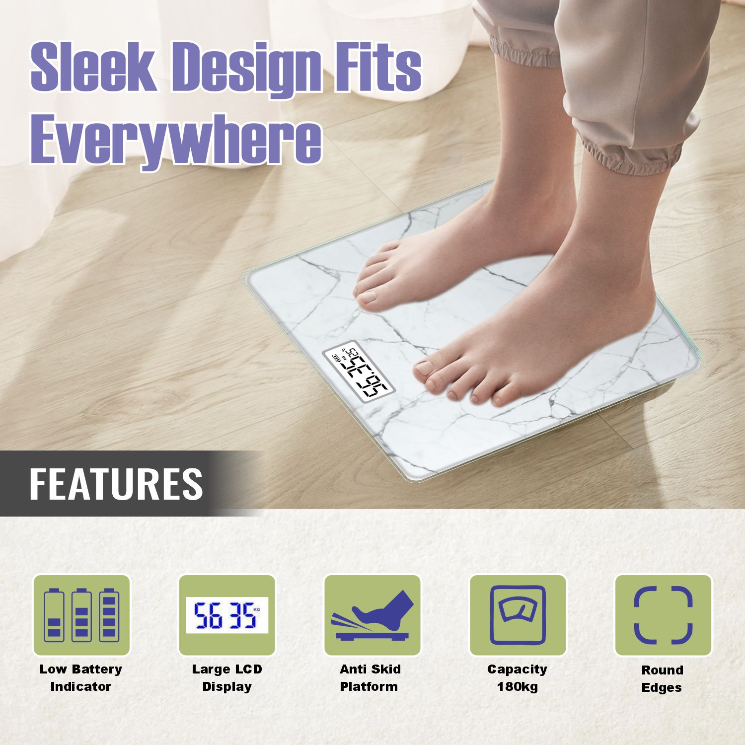Buy Healthgenie Digital Weight Machine Thick Tempered Glass Lcd Display
