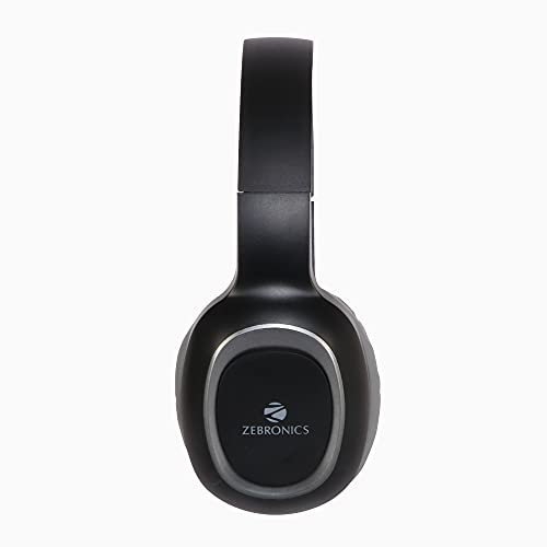 Buy Zebronics Zeb-Paradise Bluetooth Wired Over Ear Headphones With Mic ...